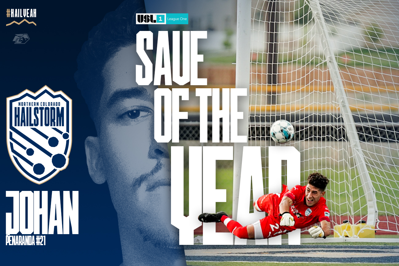 Peñaranda Wins League One Save of the Year - Northern Colorado Hailstorm FC